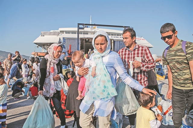 Migrants in Greece
